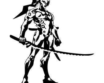 Genji sticker | Etsy