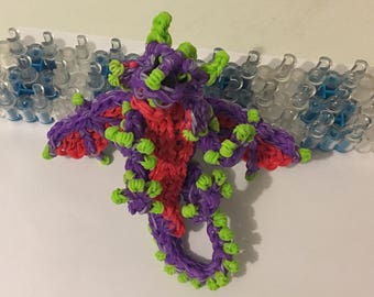 Rubber band dragon | Etsy