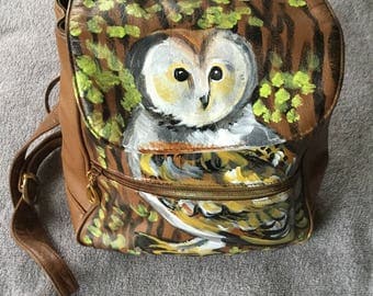 Owl backpack | Etsy