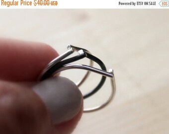 Unique overlapping ring related items | Etsy