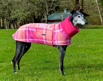 Pink dog jacket | Etsy