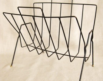 Atomic magazine rack | Etsy