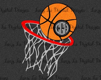 Basketball hoop svg | Etsy