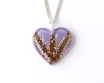 Heather necklace | Etsy