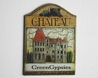 French chateau sign | Etsy