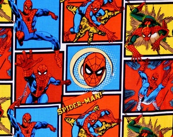 Spiderman fabric | Etsy