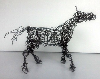 Wire Animals unique sculptures made from wire. by wireanimals
