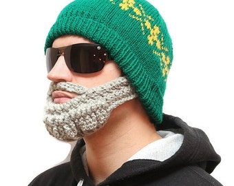 Items similar to For that red head Beard hat Beard Beanie Wild Man ...