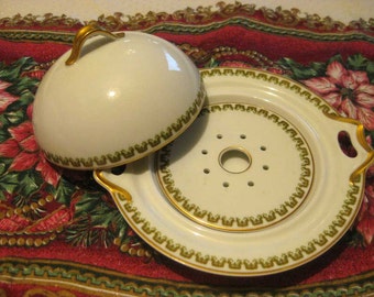 Vintage french butter dish | Etsy