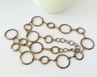 Vintage brass belt | Etsy