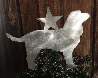 Long Haired Dachshund Star Weiner Dog Dog Christmas Tree