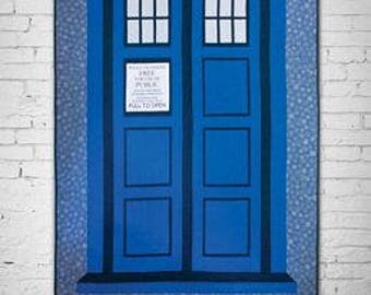 Tardis quilt | Etsy