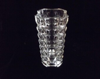 Square crystal vase | Etsy