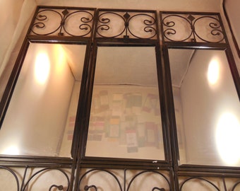 Wrought iron mirror | Etsy