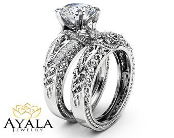 Ayala Jewelry Unique Engagement Ring Rose Gold by AyalaDiamonds
