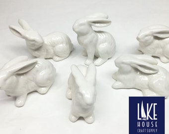 Porcelain rabbits | Etsy