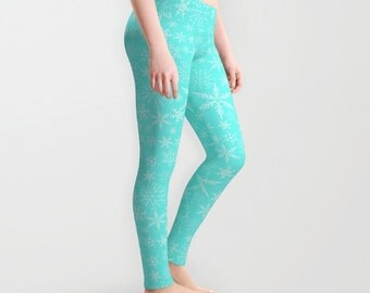 Snowflake tights | Etsy