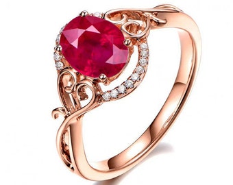 Cheap ruby rings | Etsy