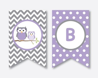 Purple owls | Etsy