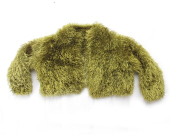 Moss green coat | Etsy