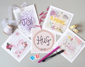 Inspirational card | Etsy