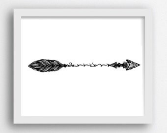 Arrow print | Etsy