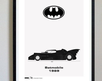 Batmobile blueprint | Etsy