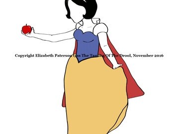 Snow white frame | Etsy