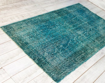 Turquoise rug | Etsy
