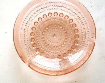 Pink glass tray | Etsy