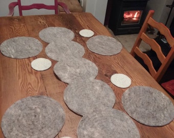 Felt table runner | Etsy