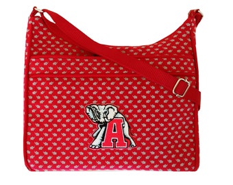 Handmade ALABAMA purse Roll Tide Handbag Football tote