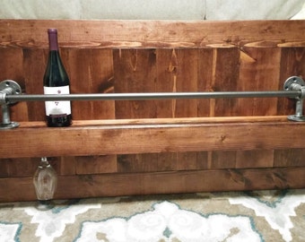 Industrial wine rack | Etsy