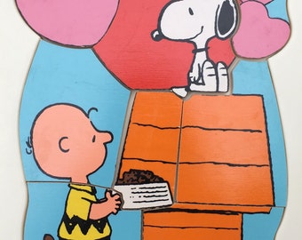 Snoopy puzzle | Etsy