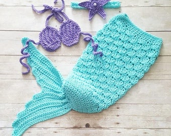 Baby mermaid tail | Etsy