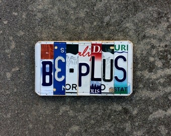 Upcycled license plates | Etsy