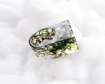 Clear resin ring | Etsy