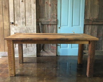 Items similar to High bar table made of reclaimed wood. We create them ...