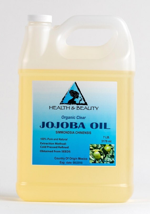 7 Lb 1 gal JOJOBA OIL CLEAR Organic Carrier Cold Pressed