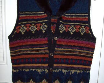 Fair isle vest | Etsy