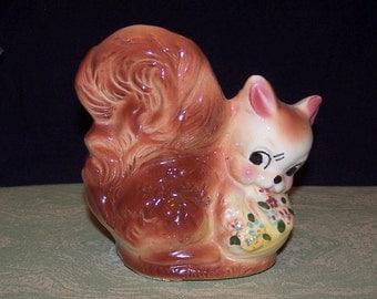 Squirrel planter | Etsy