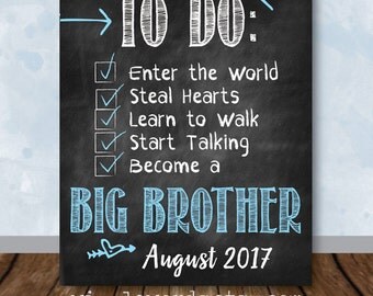 Brother chalkboard | Etsy