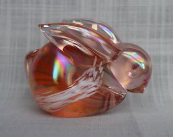 Fenton pink glass | Etsy