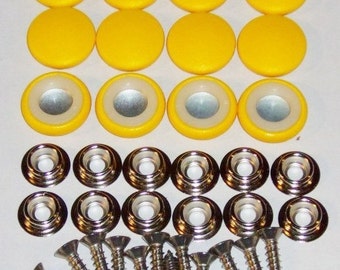 New Set Of 12 30 Dura Snap Upholstery Buttons RV Boat Black