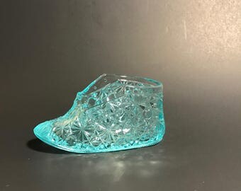Fenton glass shoe | Etsy