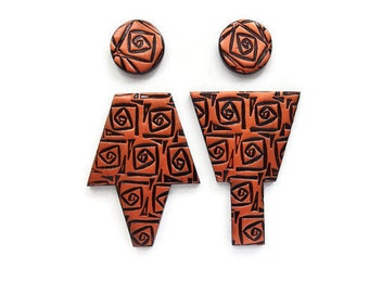 Unique restroom sign | Etsy