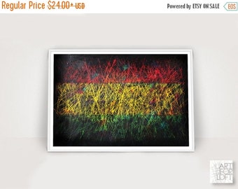 Vintage rustic flags and postcards by ArtForLoft on Etsy