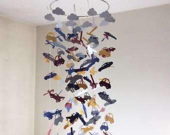 Train baby mobile | Etsy