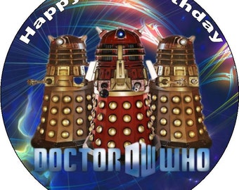 Dr who cake topper | Etsy