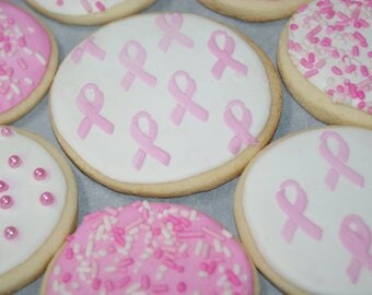 Breast cancer favors | Etsy
